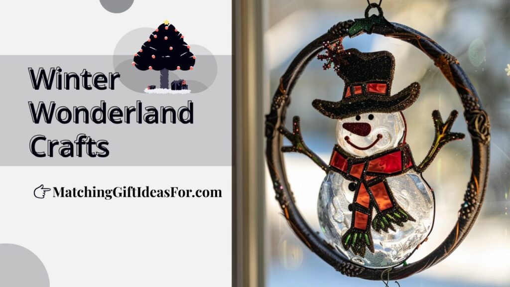 Winter Wonderland Crafts - MATCHING GIFT IDEAS FOR